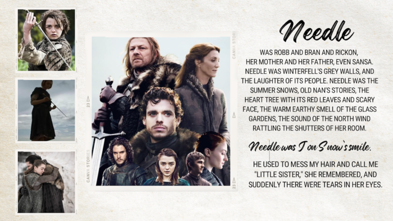 Arya Stark, Game of Thrones - Musings of a Reader
