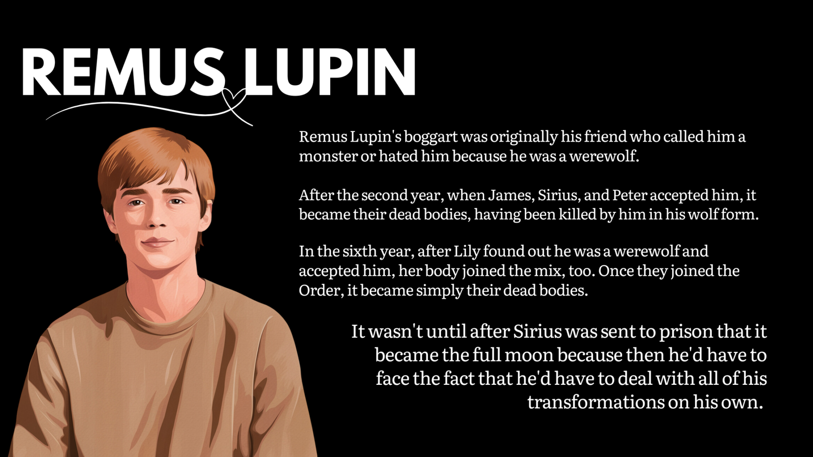Remus Lupin, The Harry Potter Series - Musings of a Reader